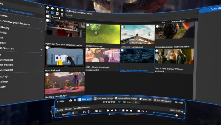 Oculus Quest 应用《H视频VR播放器》HereSphere VR Video PlayerVR玩吧-VR游戏下载网站-Quest ...